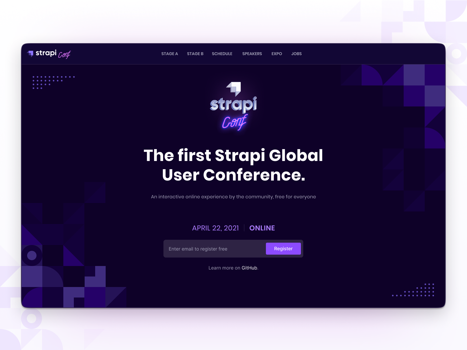 StrapiConf 2021 🎙 by Kevin Cdnc for Strapi on Dribbble