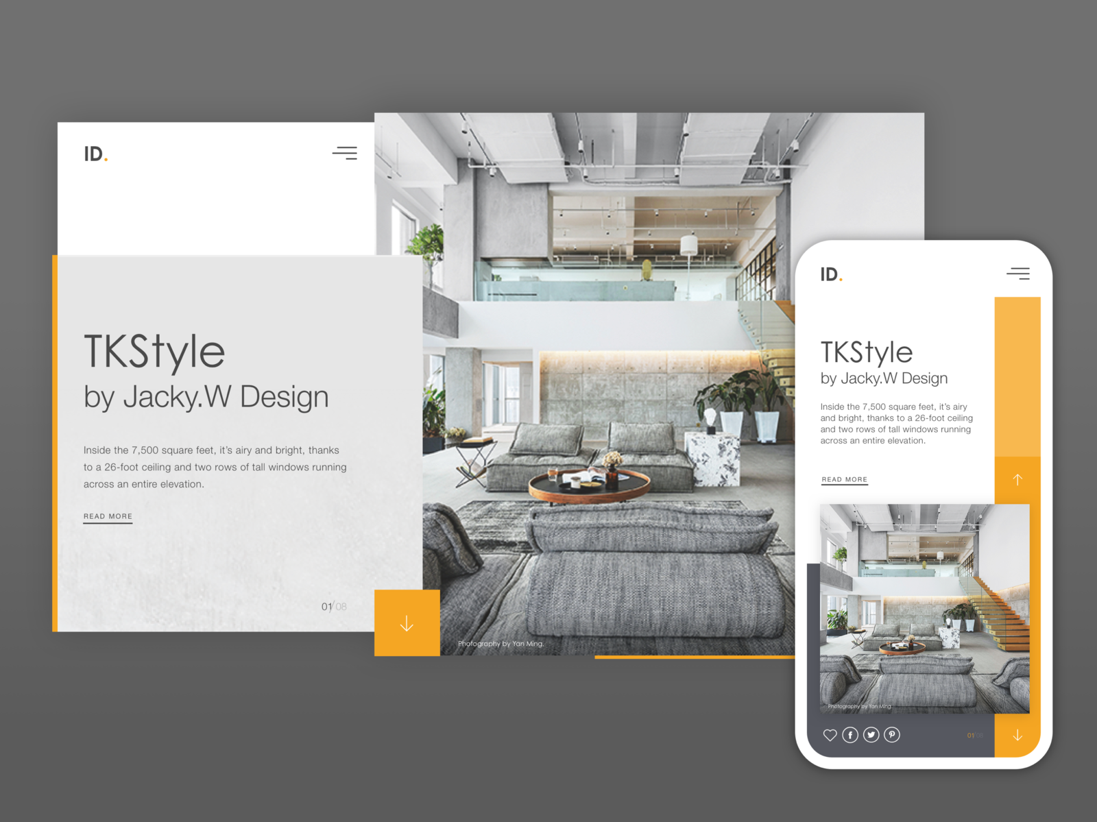 Interior Design UI Concept by Peter Karcz on Dribbble