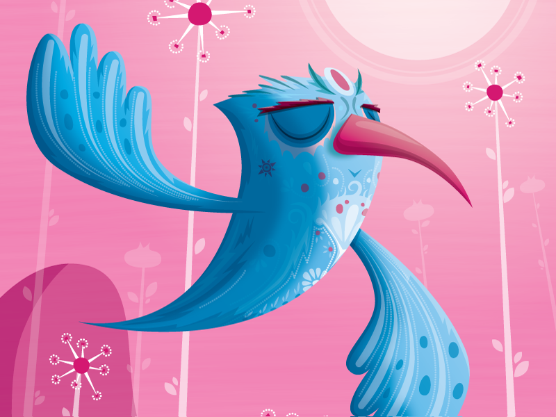 Spring Bird by Chris Leavens on Dribbble