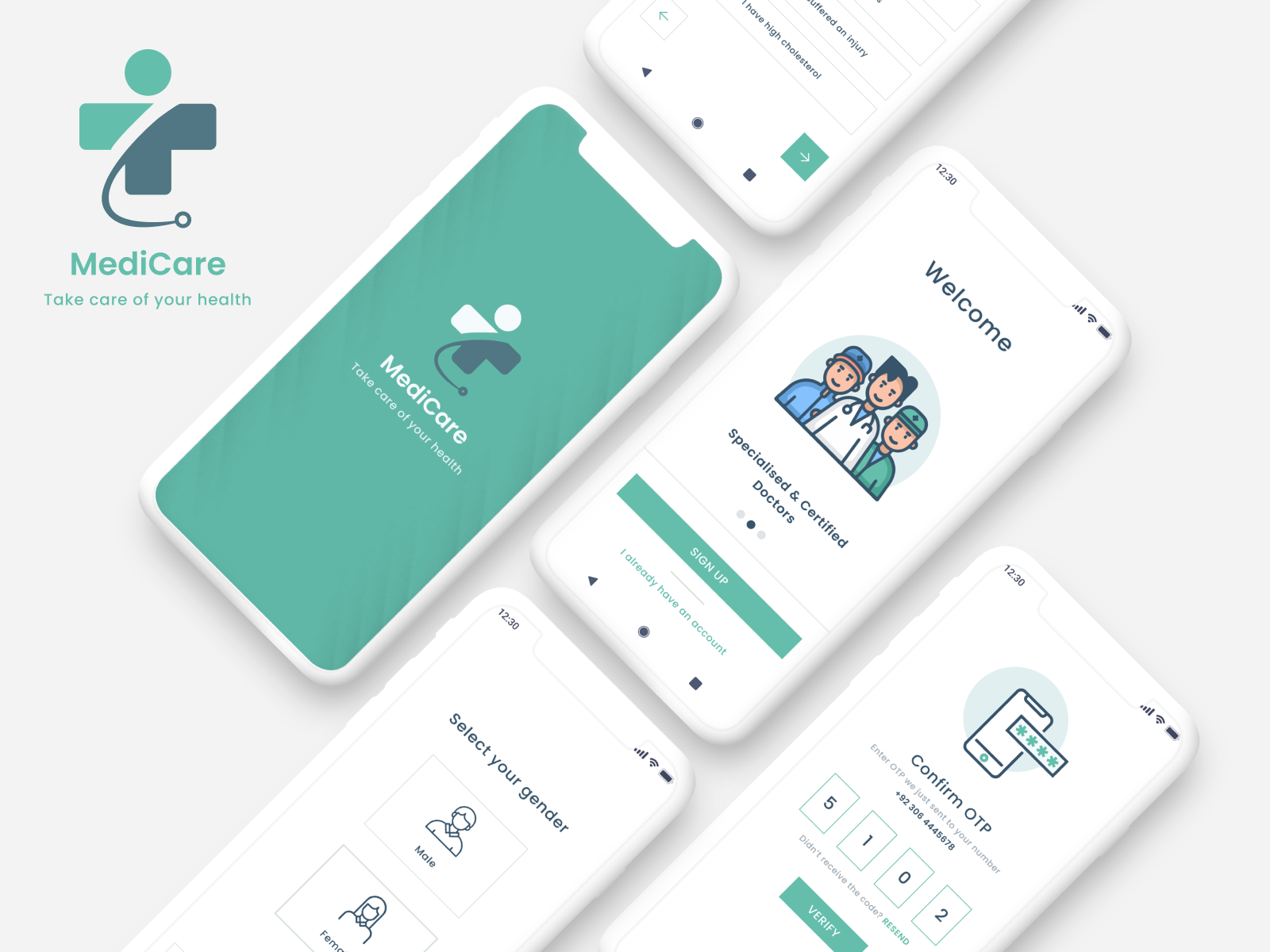 Medical App by Saqib Munir on Dribbble