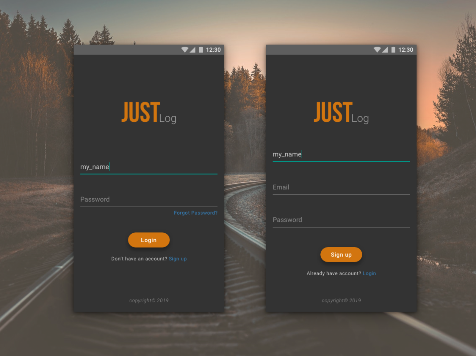 Login/Sign-up mobile design by Saqib Munir on Dribbble