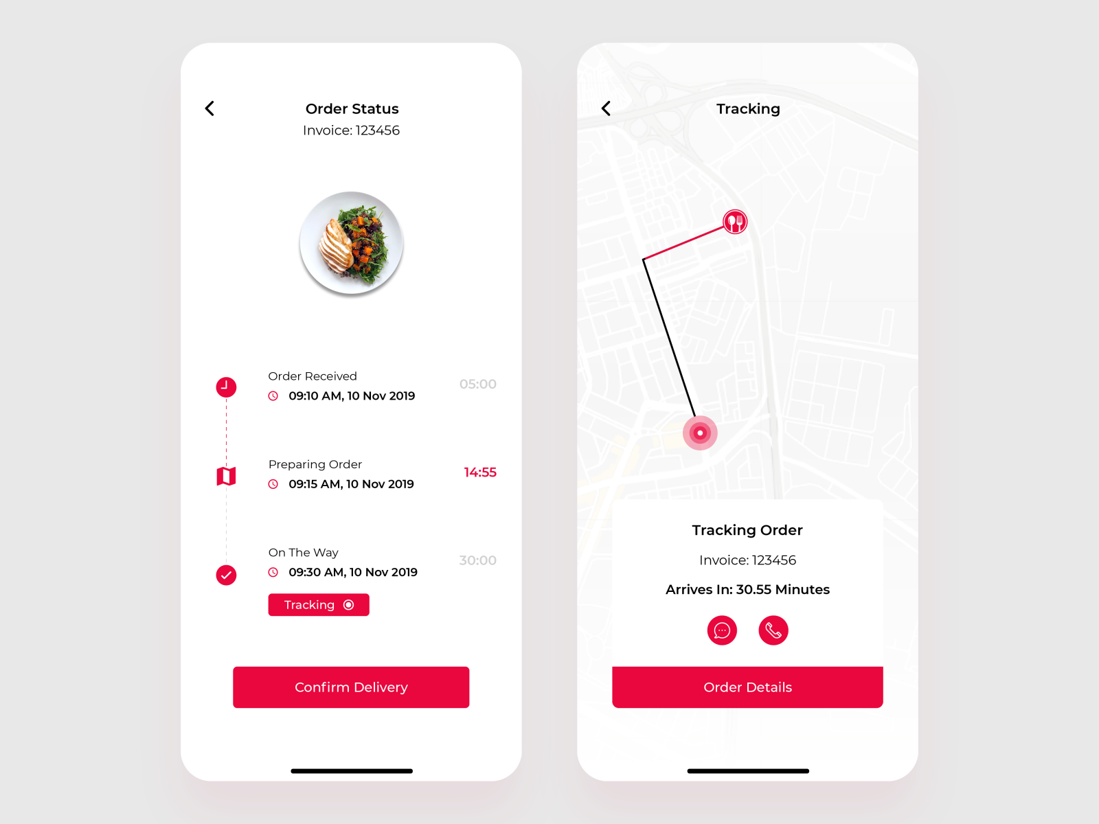 Food Order Tracking by Ahmed Hammad on Dribbble