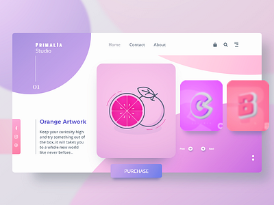 Artwork Studio UI Design Exploration by Insomvert on Dribbble