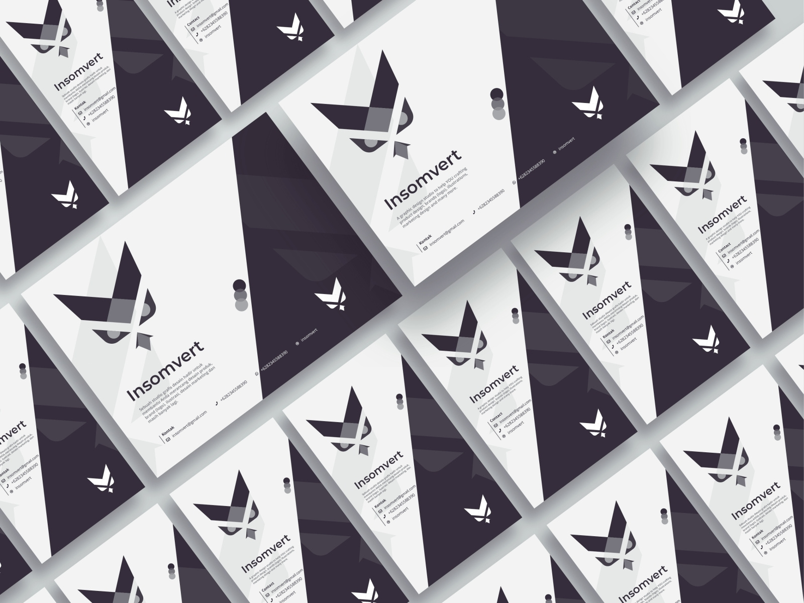 Clean modern card design by Insomvert on Dribbble
