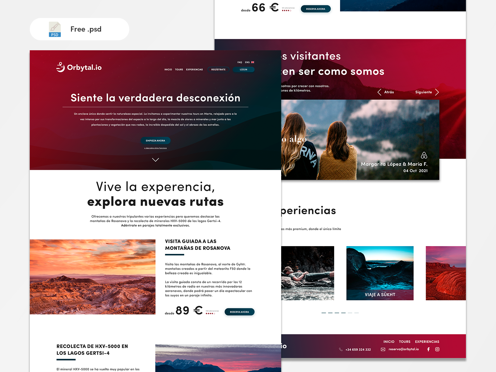 10. Landing Orbytal.Io [FREEBIE] by Juan Jesús Millo on Dribbble