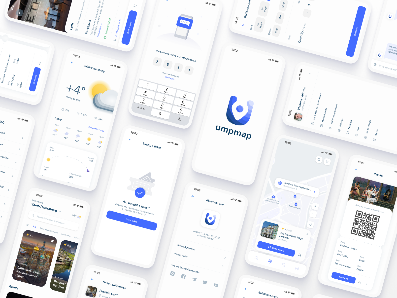 Umpmap - Travel App | All Screens by Alex Svezh on Dribbble