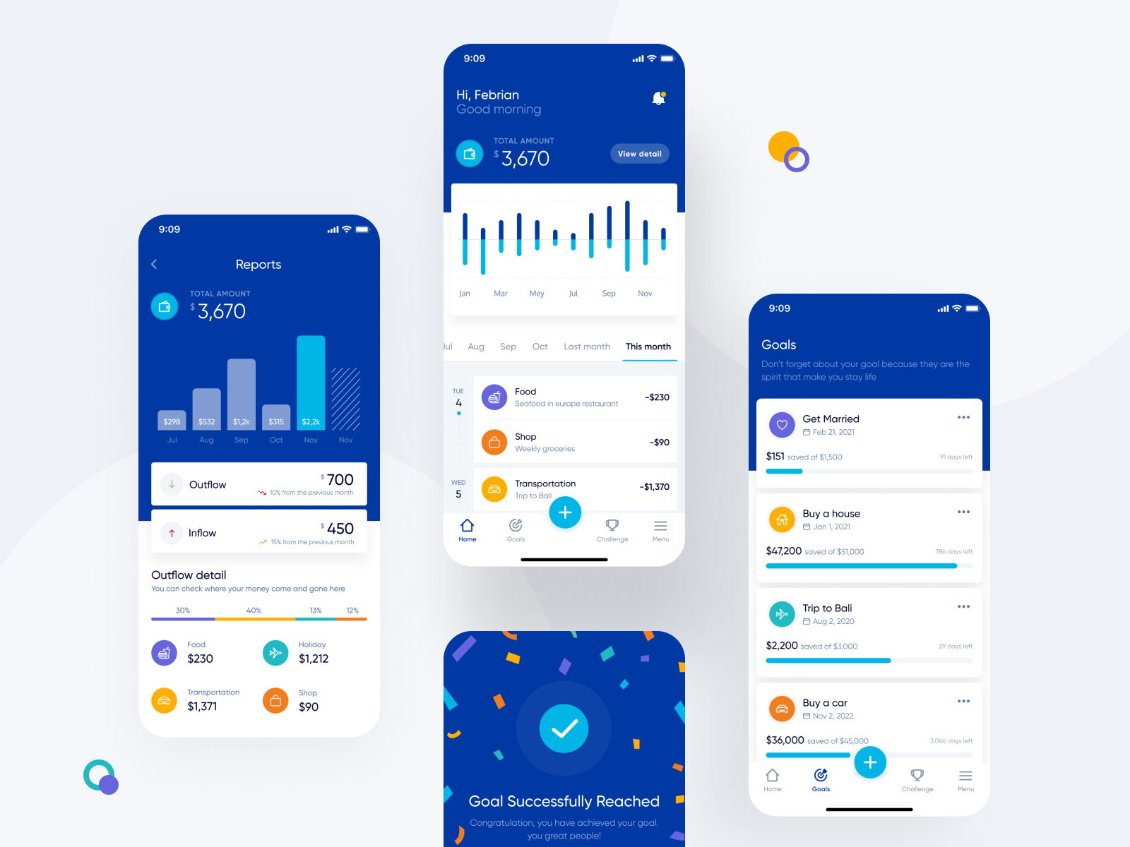 Personal Expense Management App Exploration by Yus Febrian on Dribbble