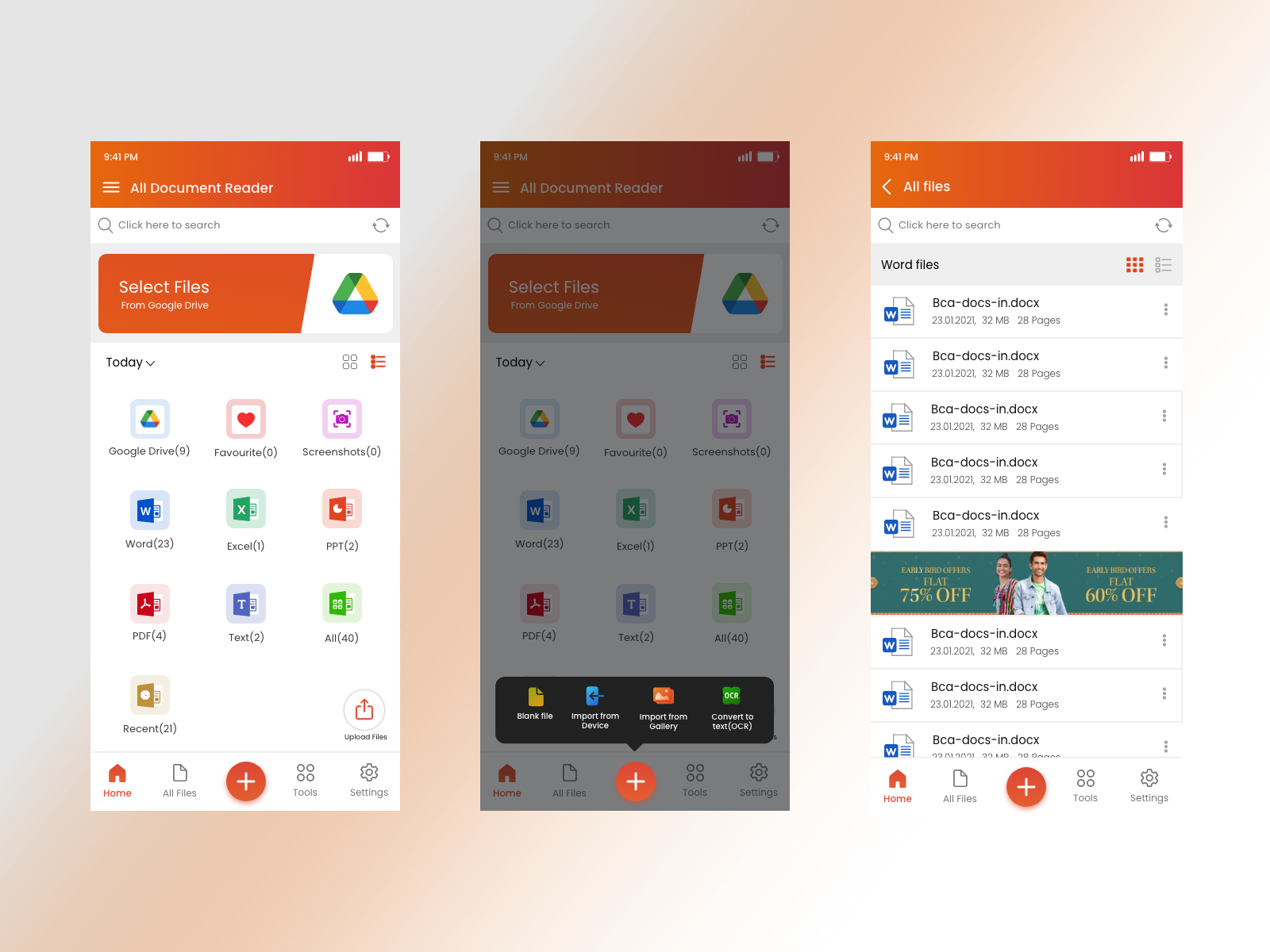 All Document Reader APP Concept by Sumit Sharma on Dribbble