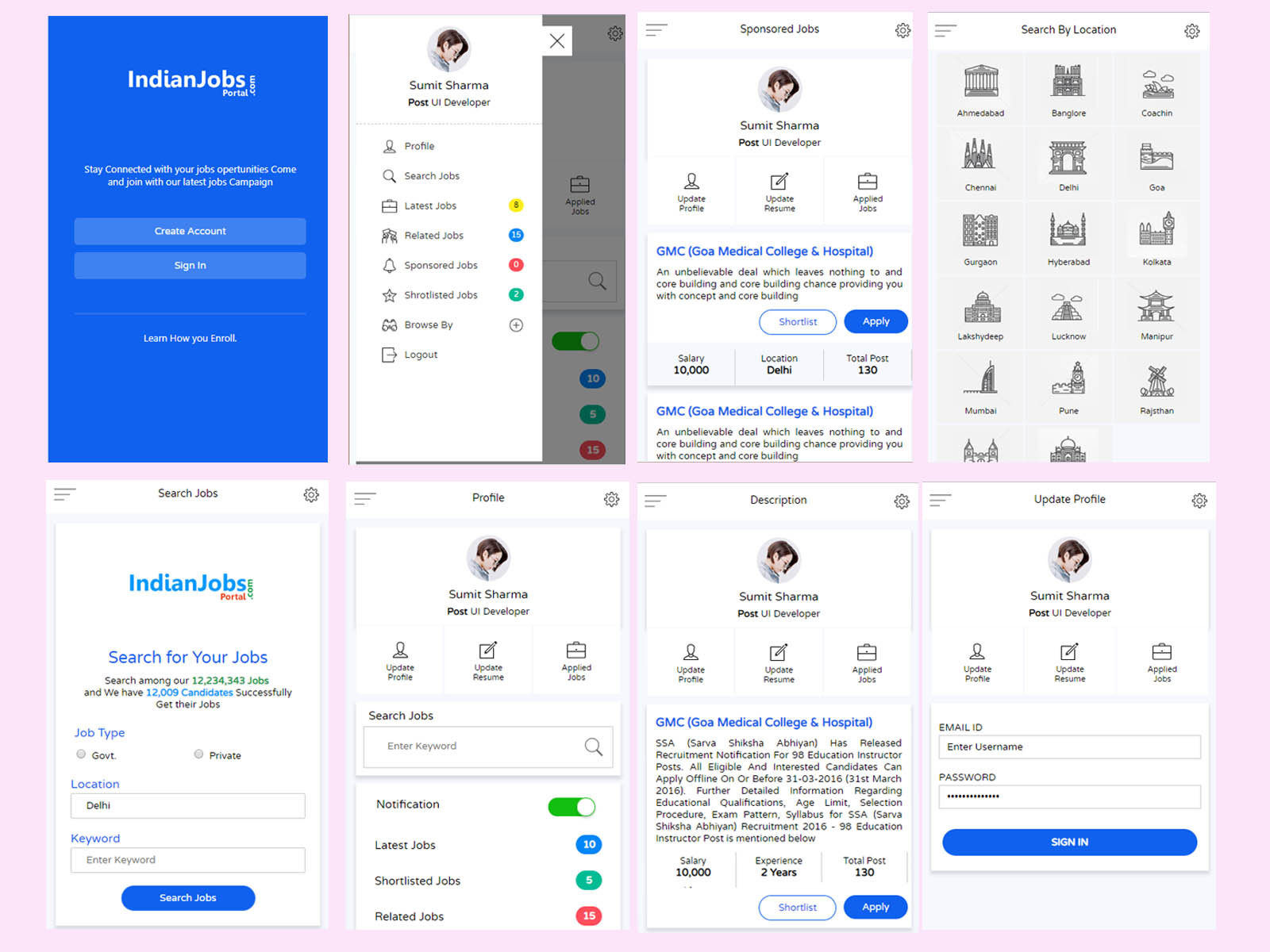 Ijp by Sumit Sharma on Dribbble