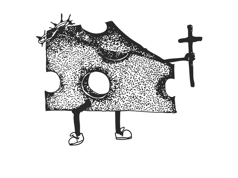 Cheesus Christ by Jo Ann on Dribbble