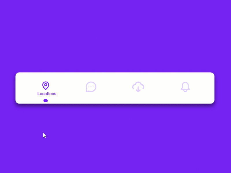 Bottom tabbar animation by Amall Suresh on Dribbble