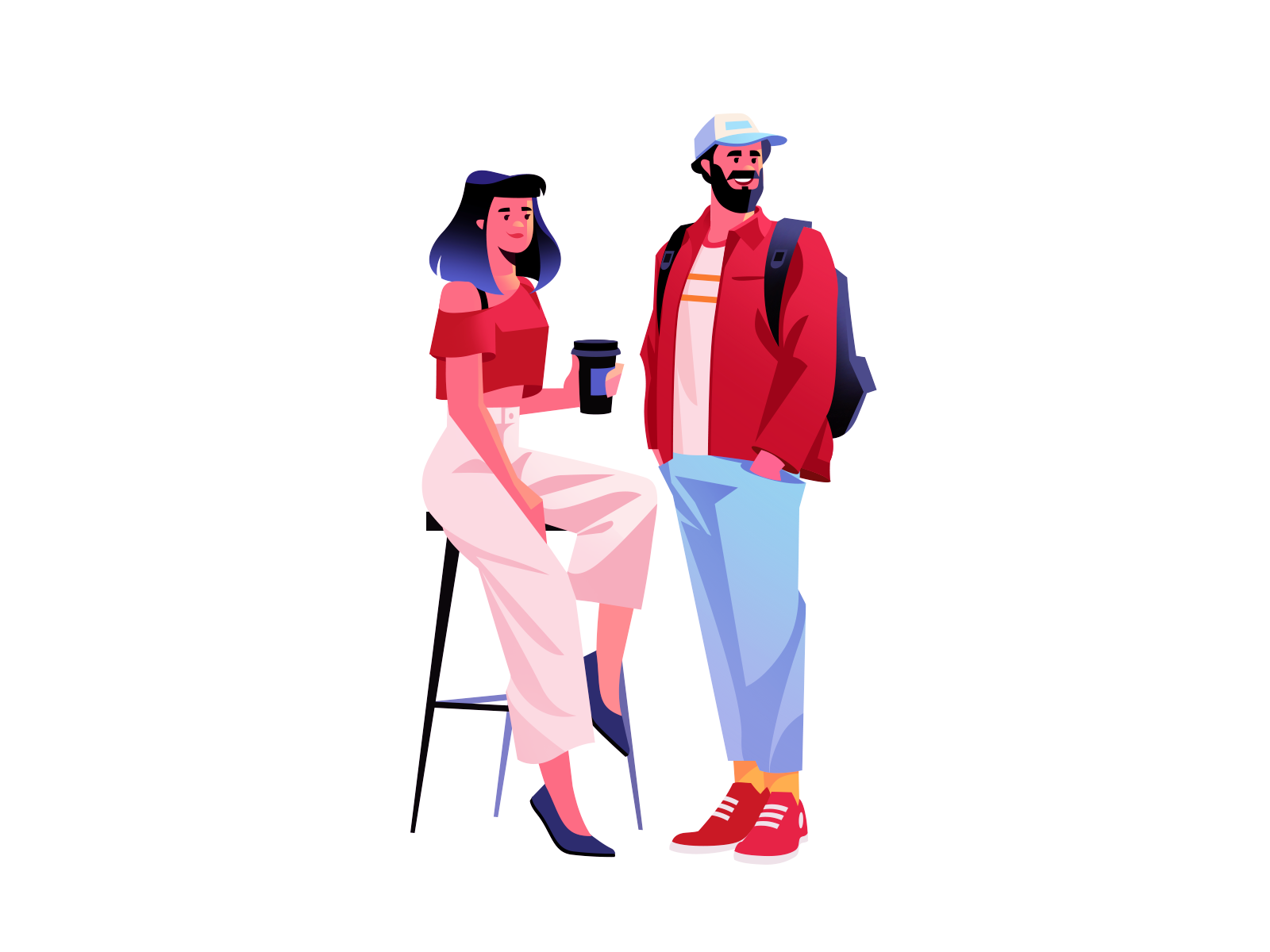 Urban Characters by Shakuro Graphics on Dribbble