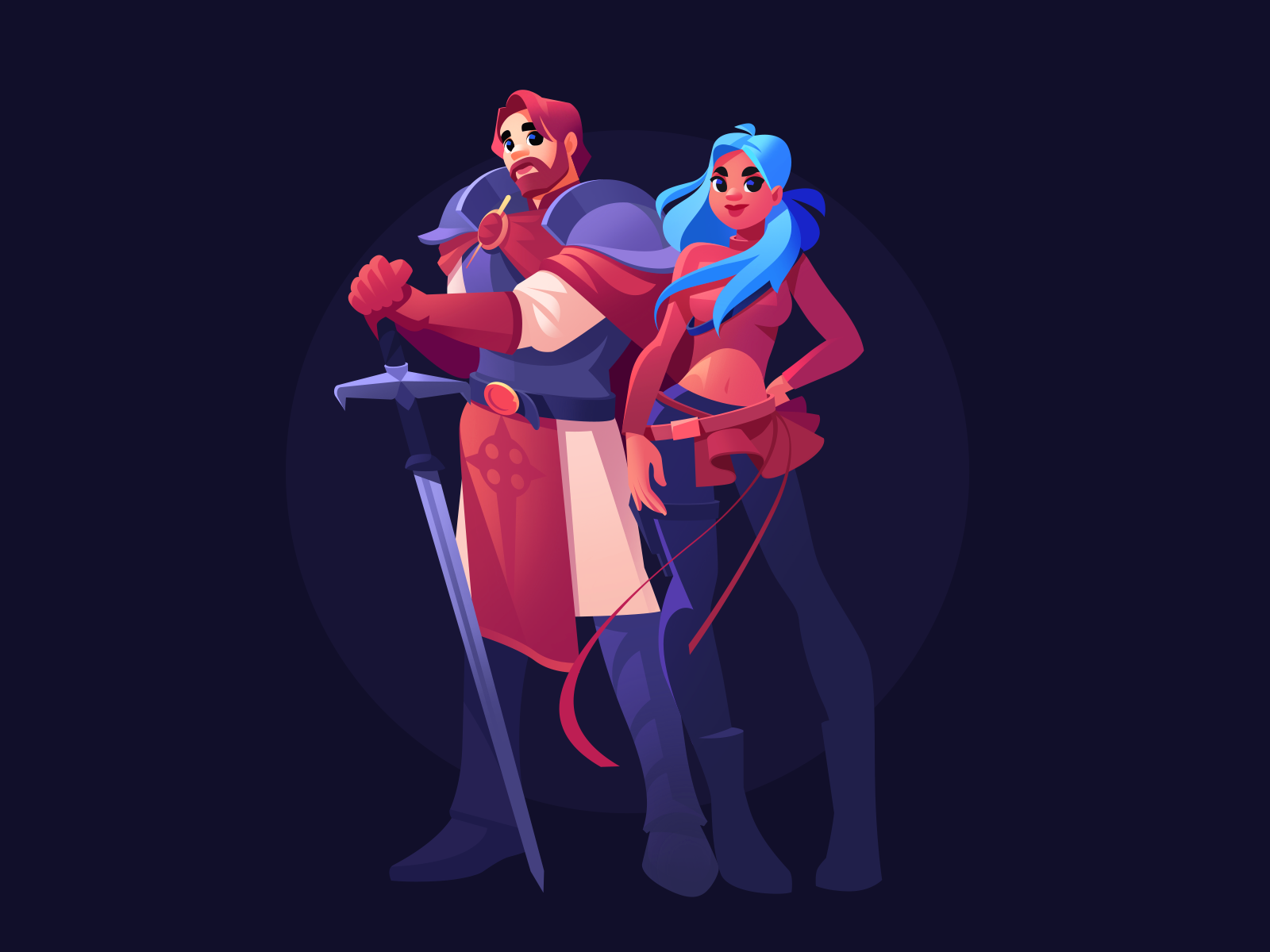Craftverse Illustration: Cosplay Unites by Shakuro Graphics on Dribbble
