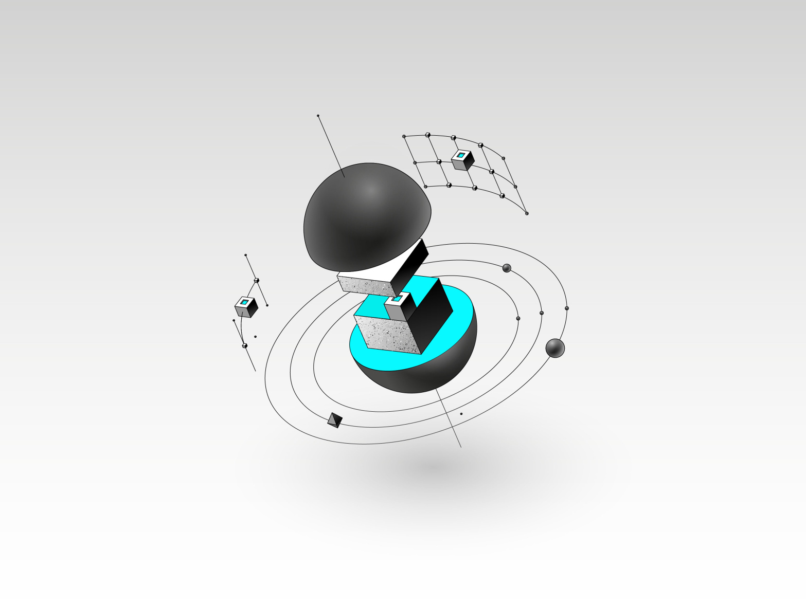 Atomic Sphere by Shakuro Graphics on Dribbble