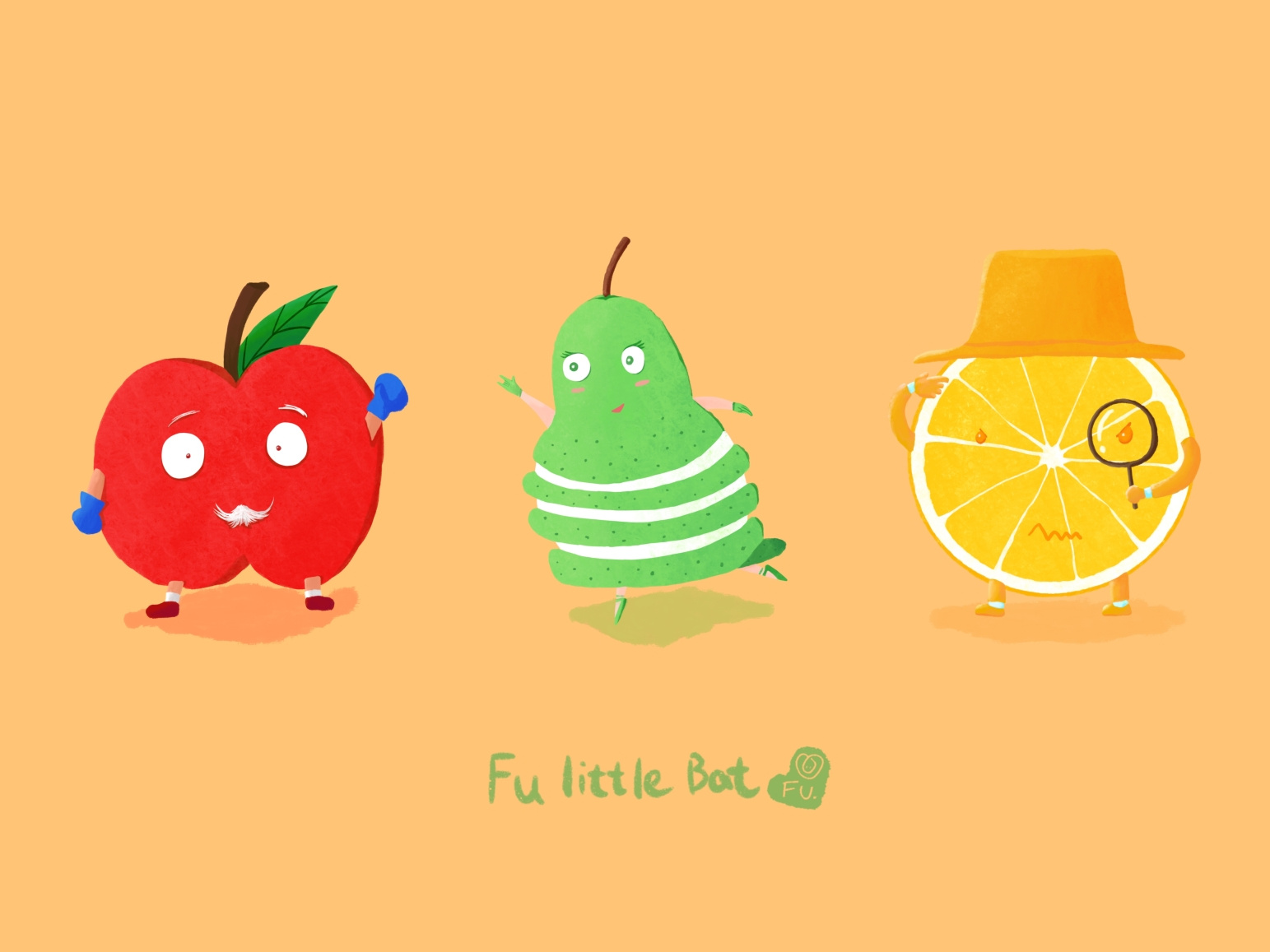 Fruits by Fulittlebat on Dribbble