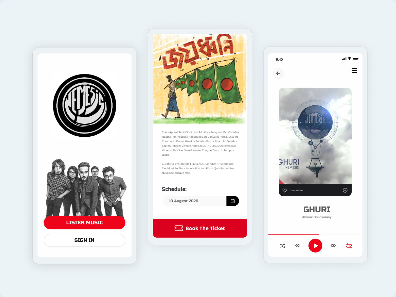 Dotara artist app by Tanjil Ahmed on Dribbble