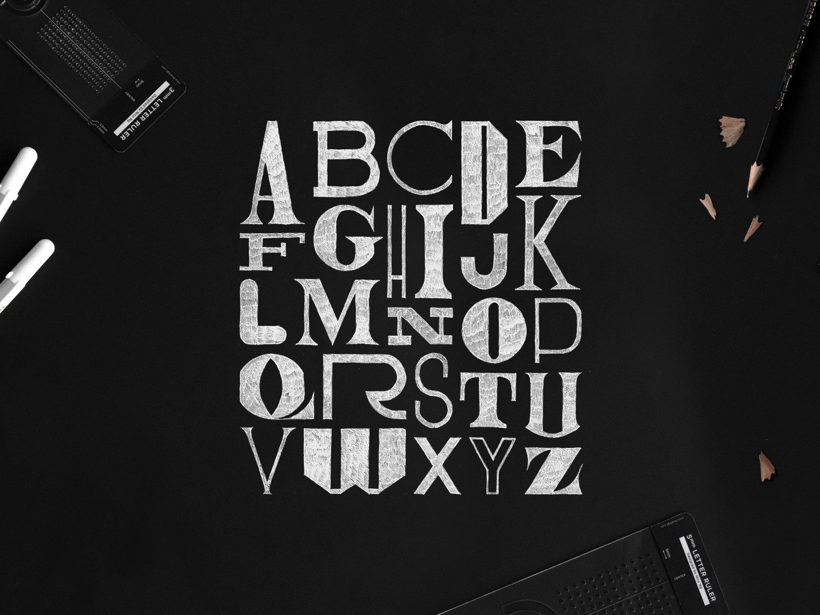 Alphabet Lettering by Nico Ng on Dribbble