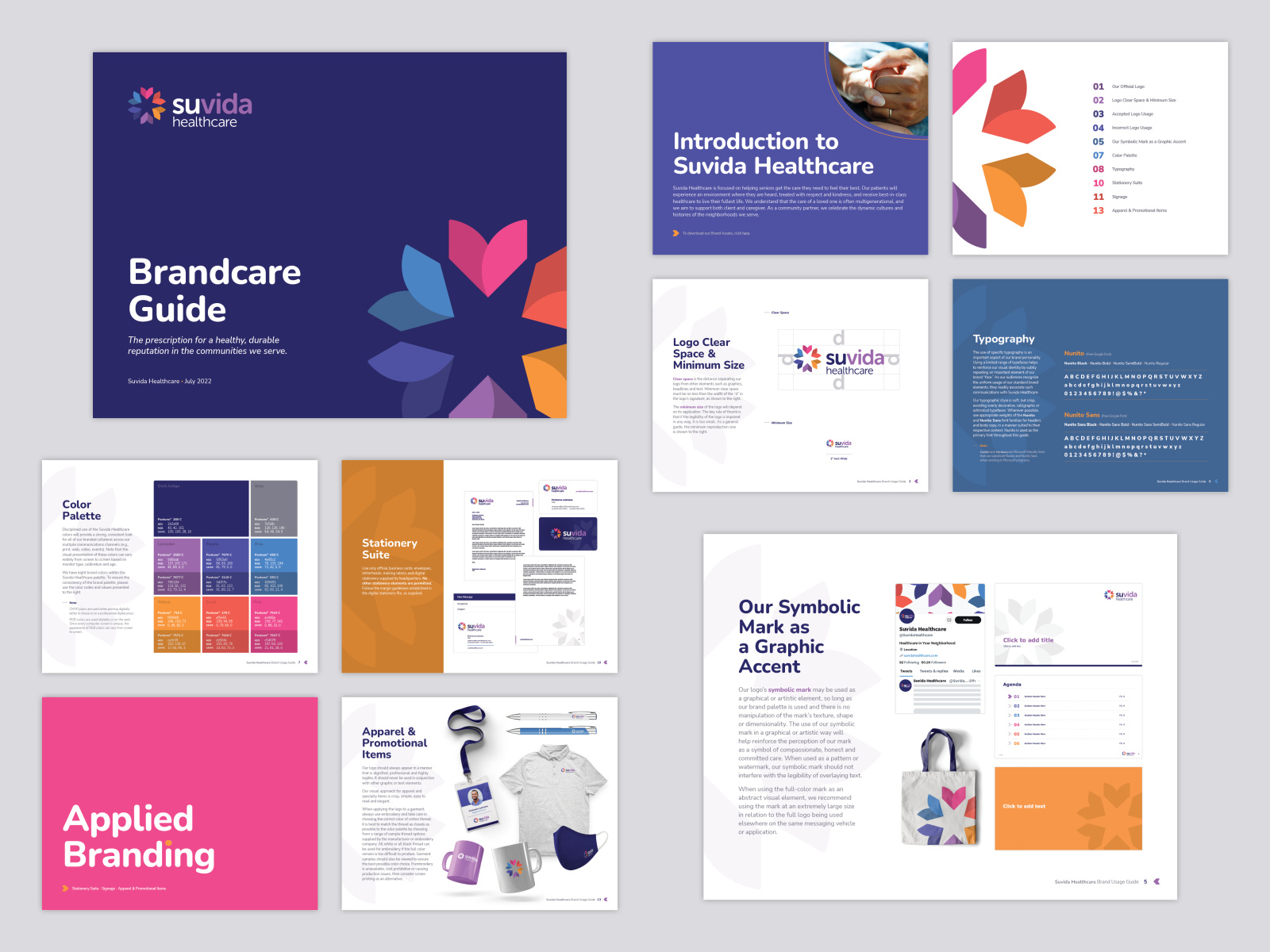 Healthcare Center — brand guide by Jordan Stephenson on Dribbble