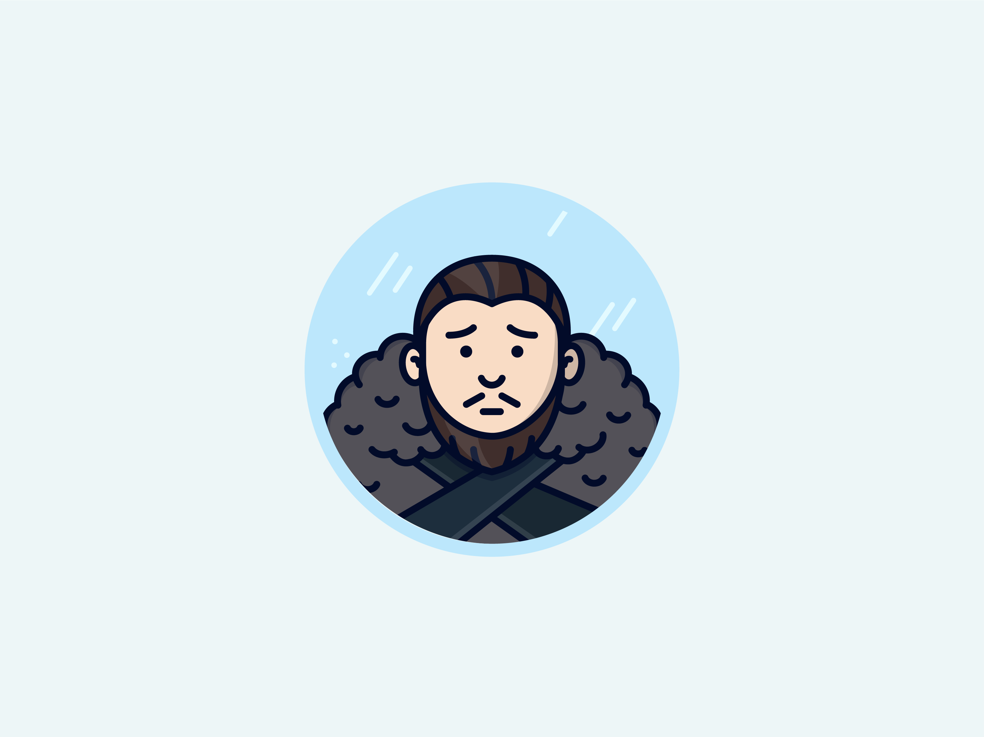 Jon Snow by Jamie Beck on Dribbble