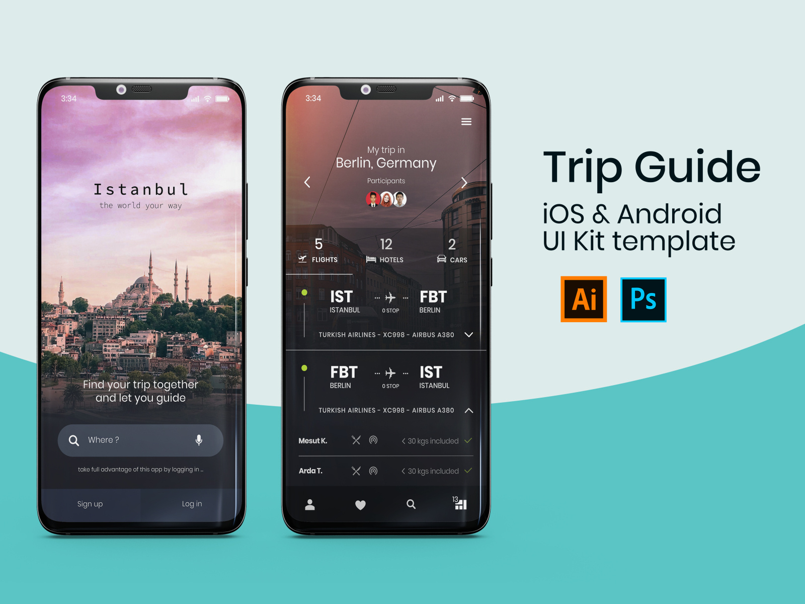 Project 1 Trip Guide Application by Duski saad hrp on Dribbble