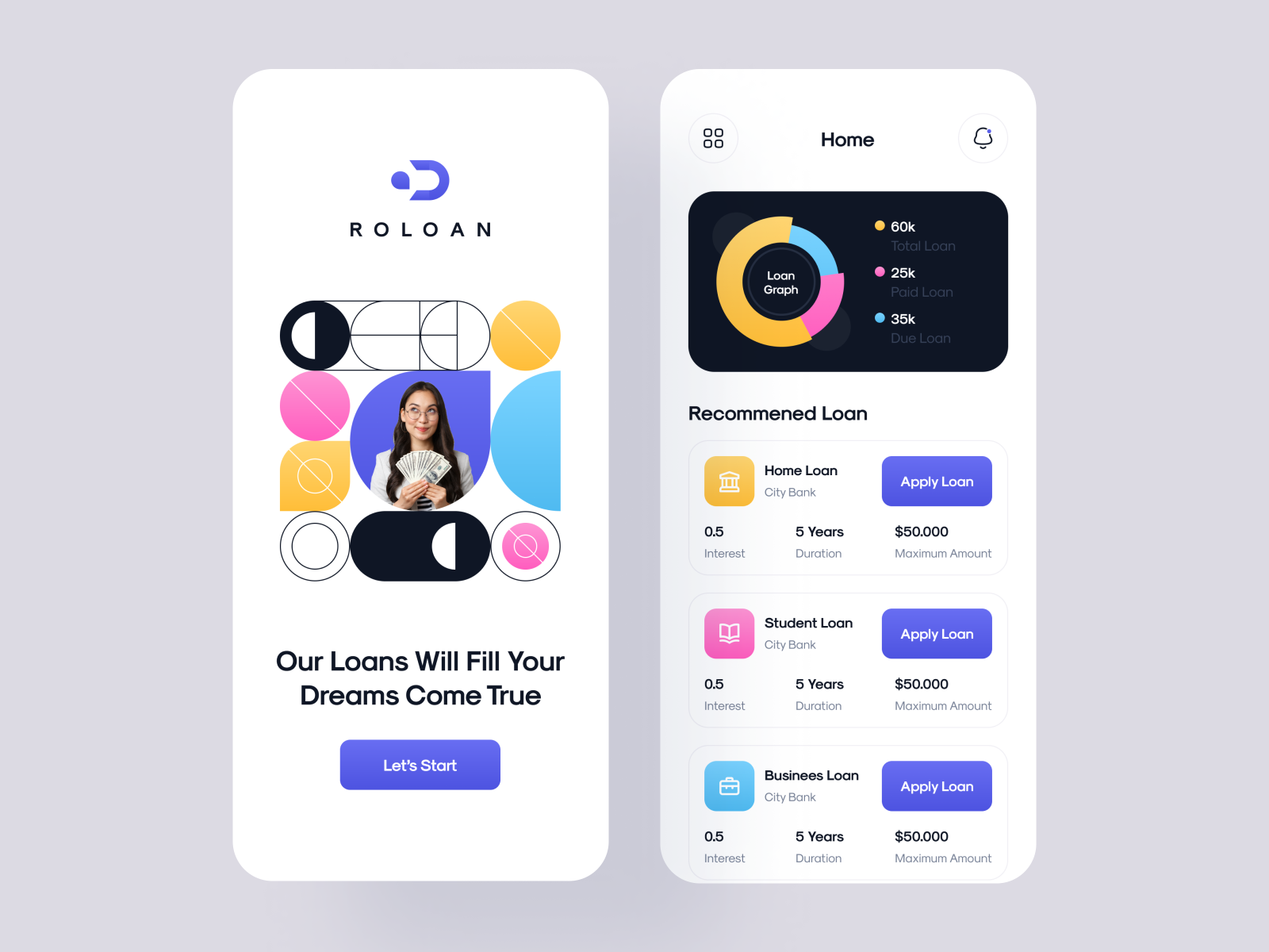 Online Digital Loan App 💸 by Tushar on Dribbble