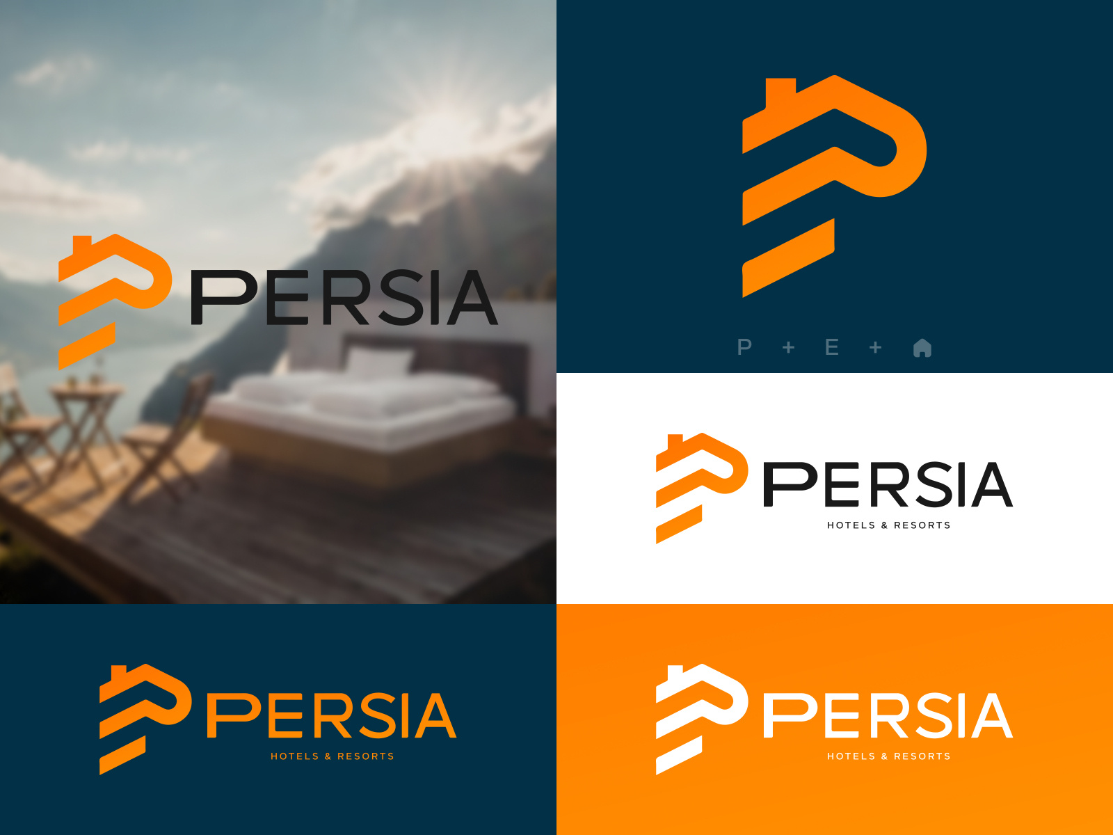 PERSIA Hotel Logo by RezaEm.design on Dribbble