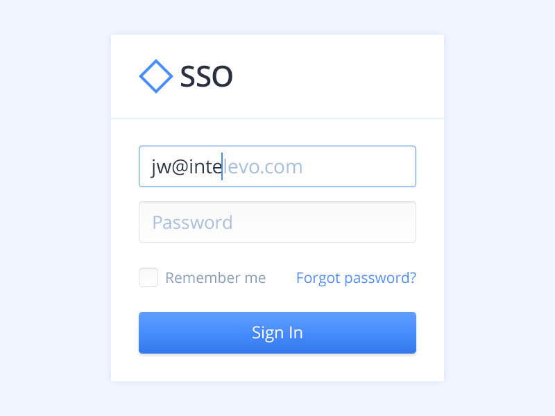 SSO Login by Derek Clark for ManageBac on Dribbble