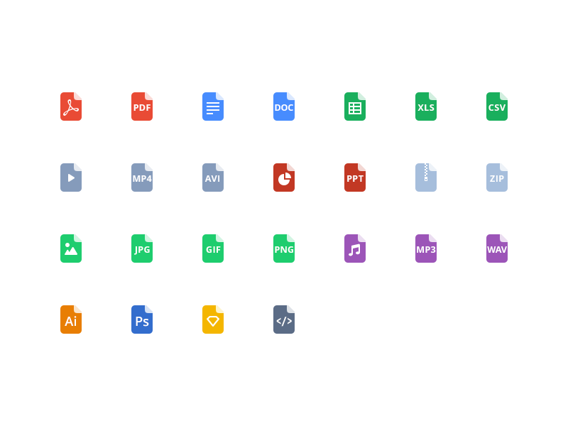 Full Flat Feed File Format By Derek Clark On Dribbble