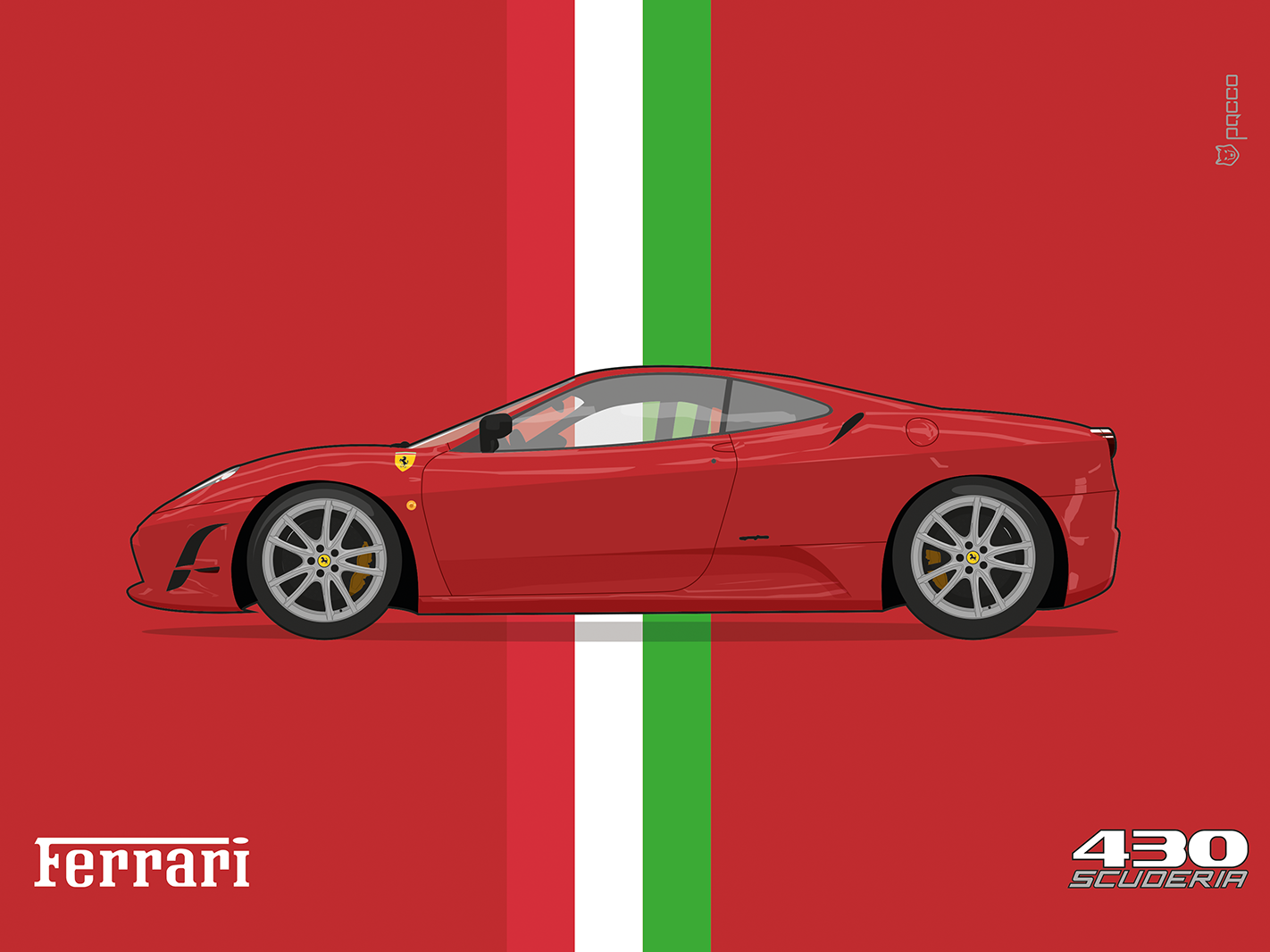 Ferrari 430 Scuderia by Walison Fernando da Silva on Dribbble