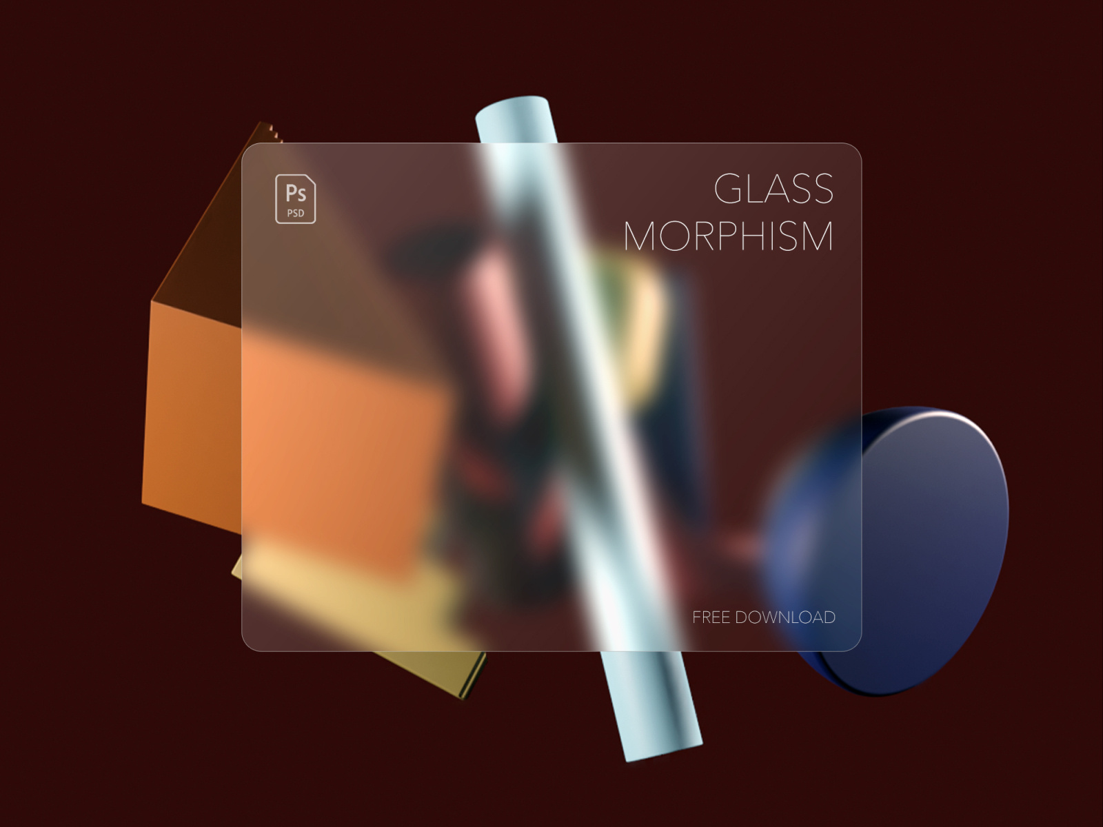 Glass Morphism (Freebie) by Hamza Majeed Khan on Dribbble