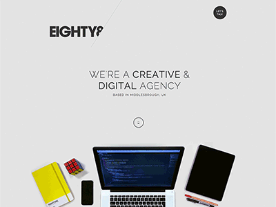 Eighty8 Design Website by Jonathan Waters on Dribbble