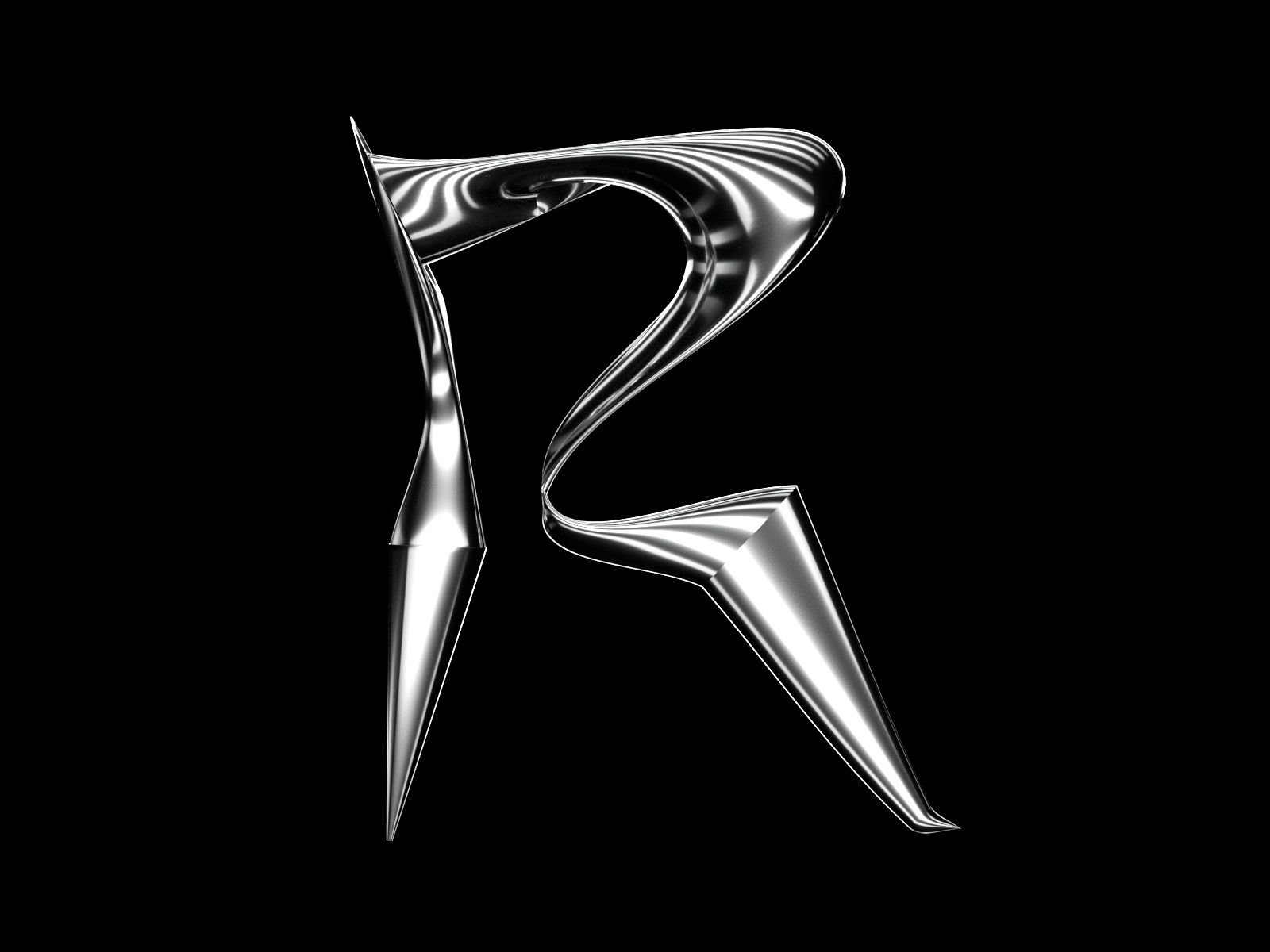 36 Days of Type - R by Mario Damnjanovic on Dribbble