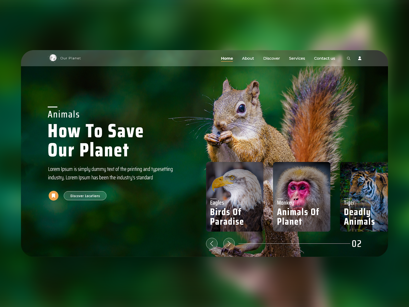 Hero Scene - Landing Page by Mina Atef on Dribbble