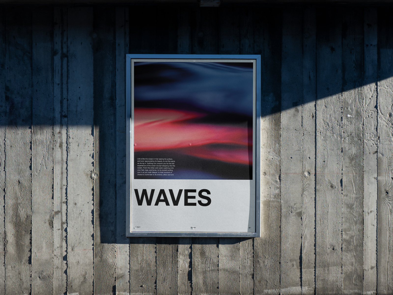 Waves Poster by Lucas Aranha on Dribbble