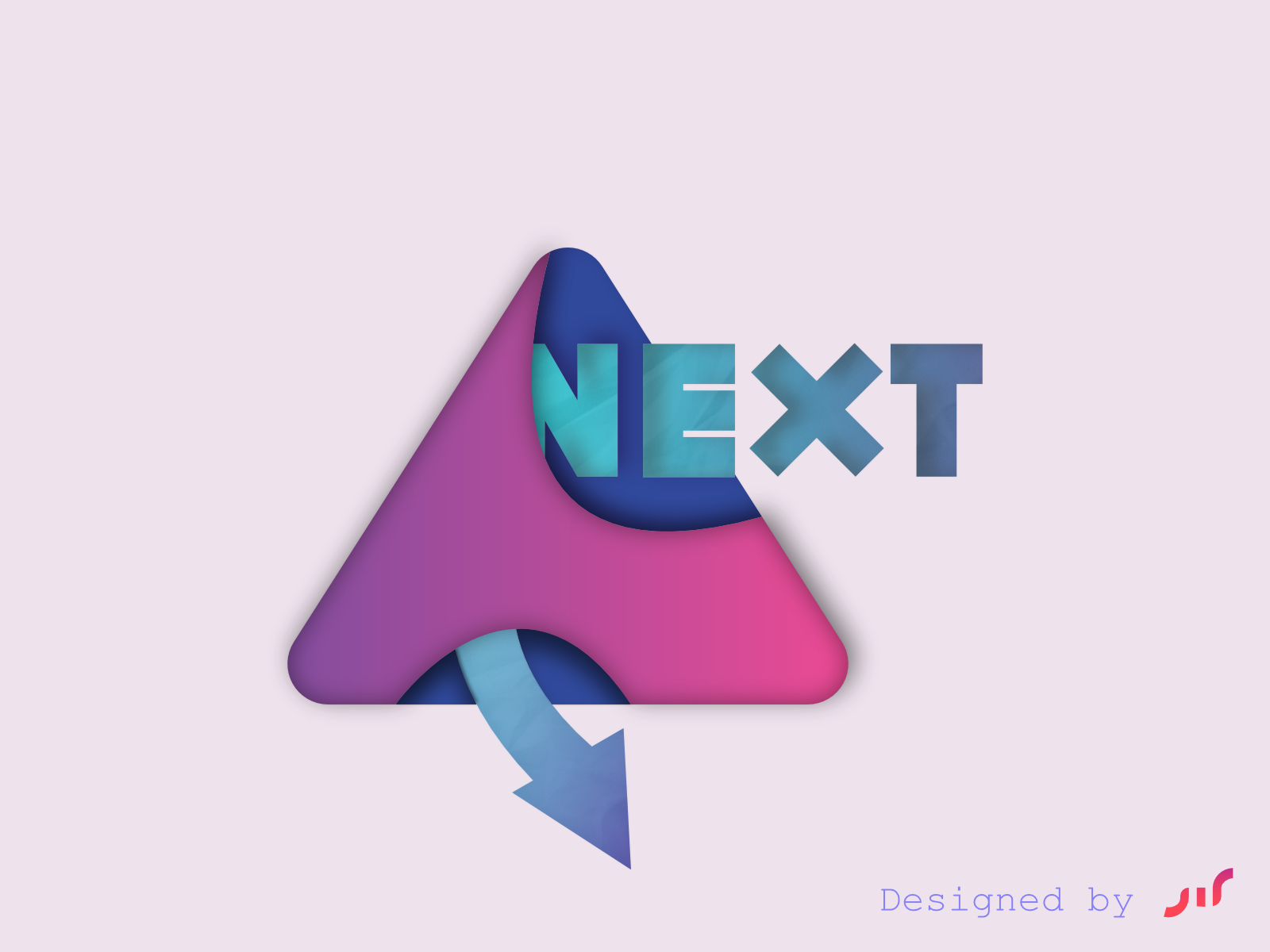 Next logo design => by matchless&simple on Dribbble