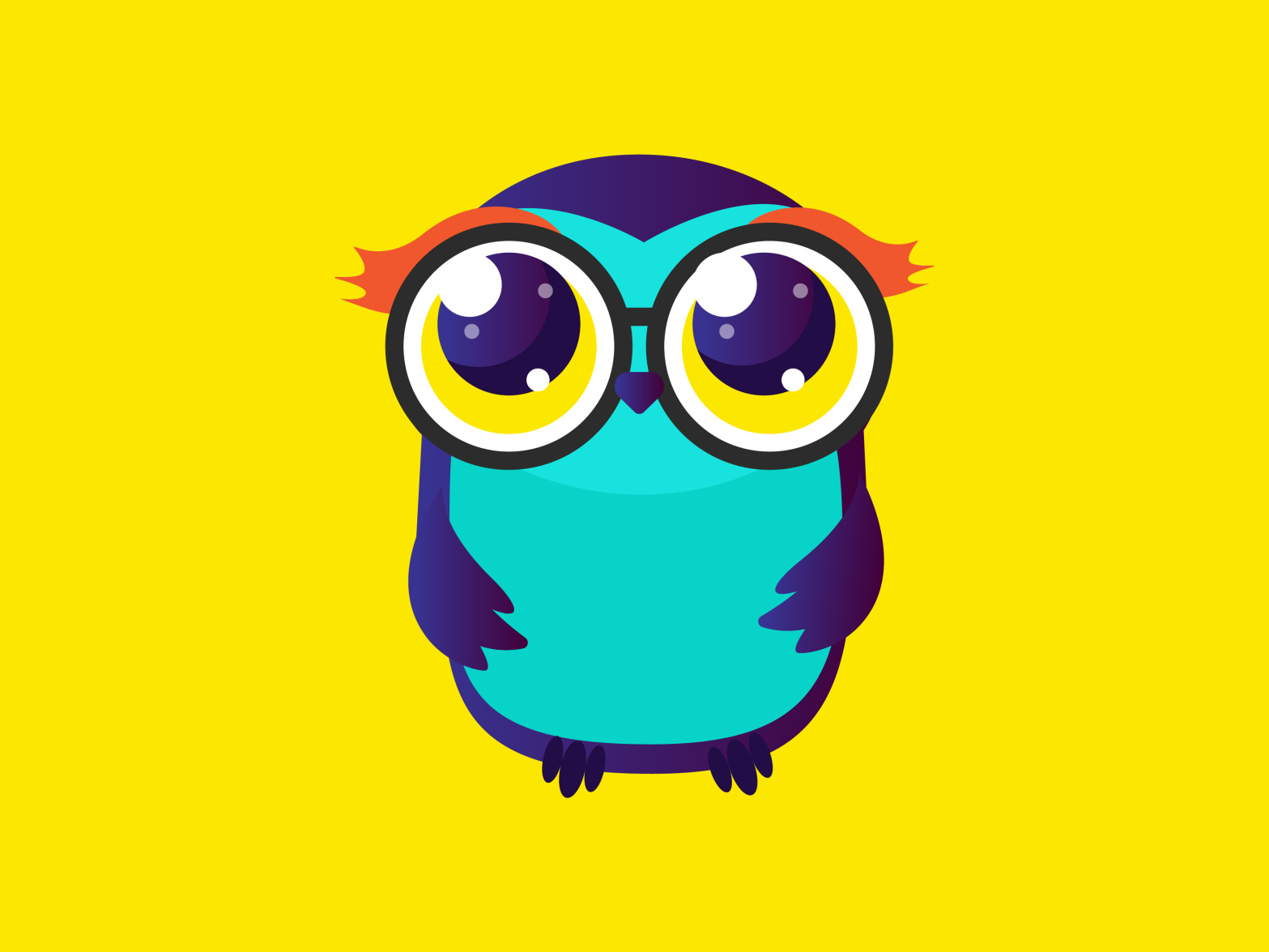 Space owl by Bohdana Mykytiuk on Dribbble
