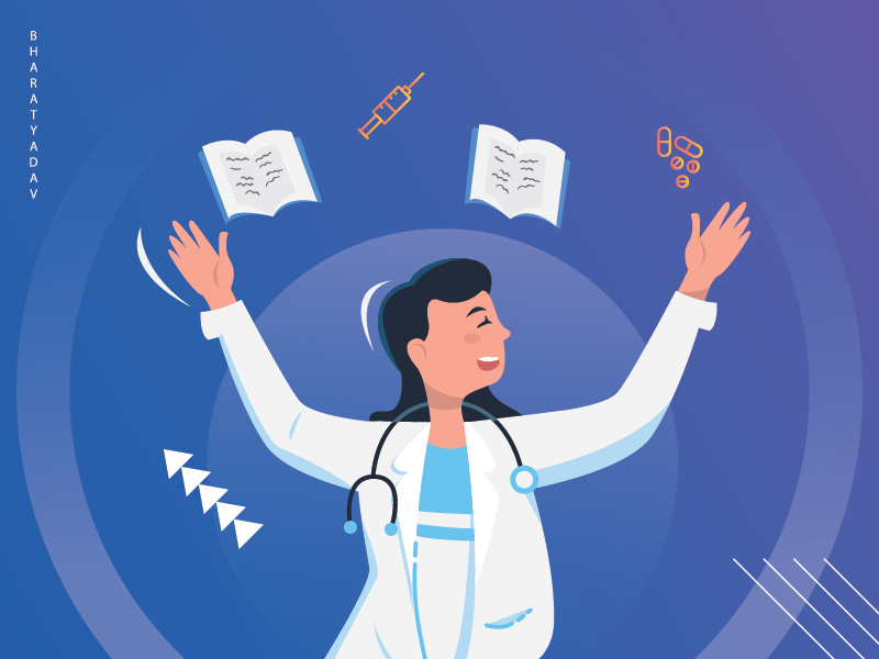 Medical Student by Bharat Yadav on Dribbble