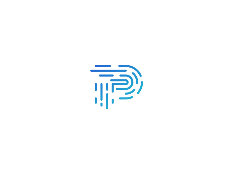 P + Fingerprint Logo by GranzCreative on Dribbble