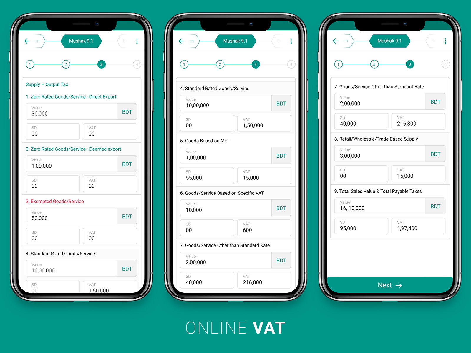 Online Vat - Supply Output Tax by Nahid Hasan on Dribbble