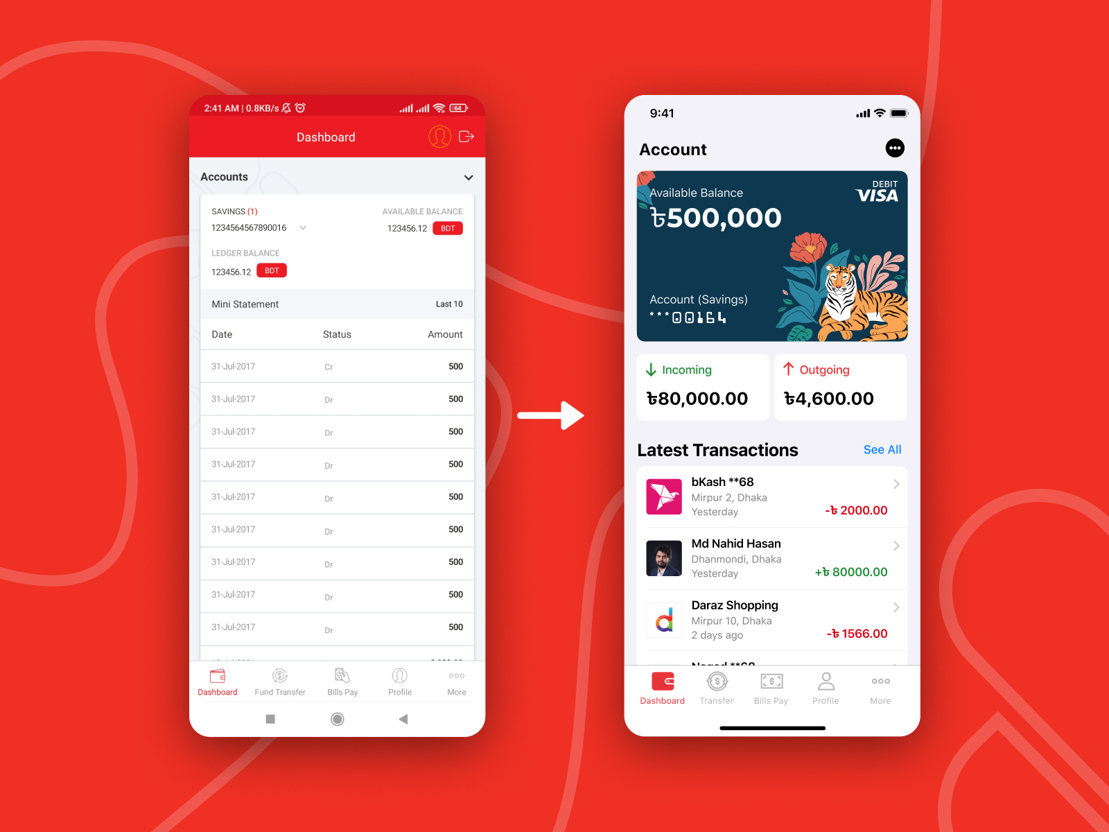 UCB Bank Redesign by Nahid Hasan on Dribbble