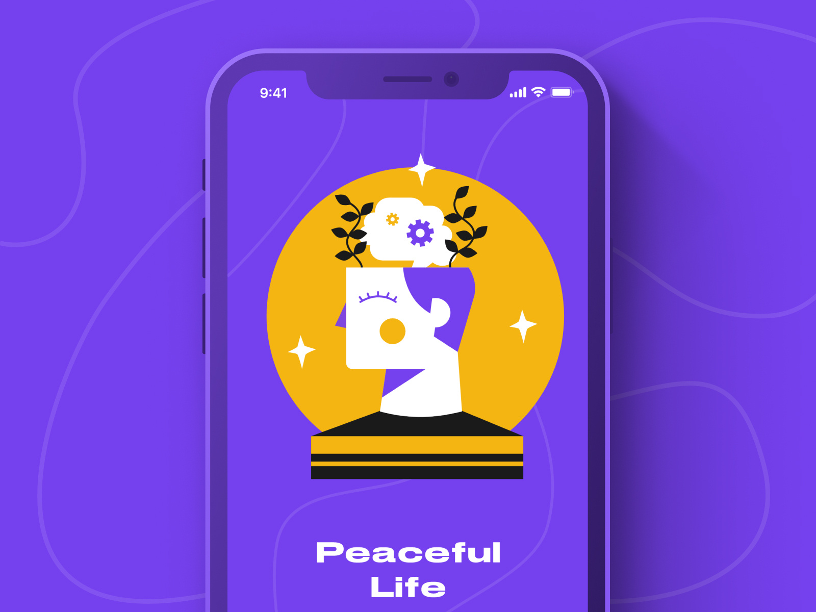 Peaceful Life by Nahid Hasan on Dribbble
