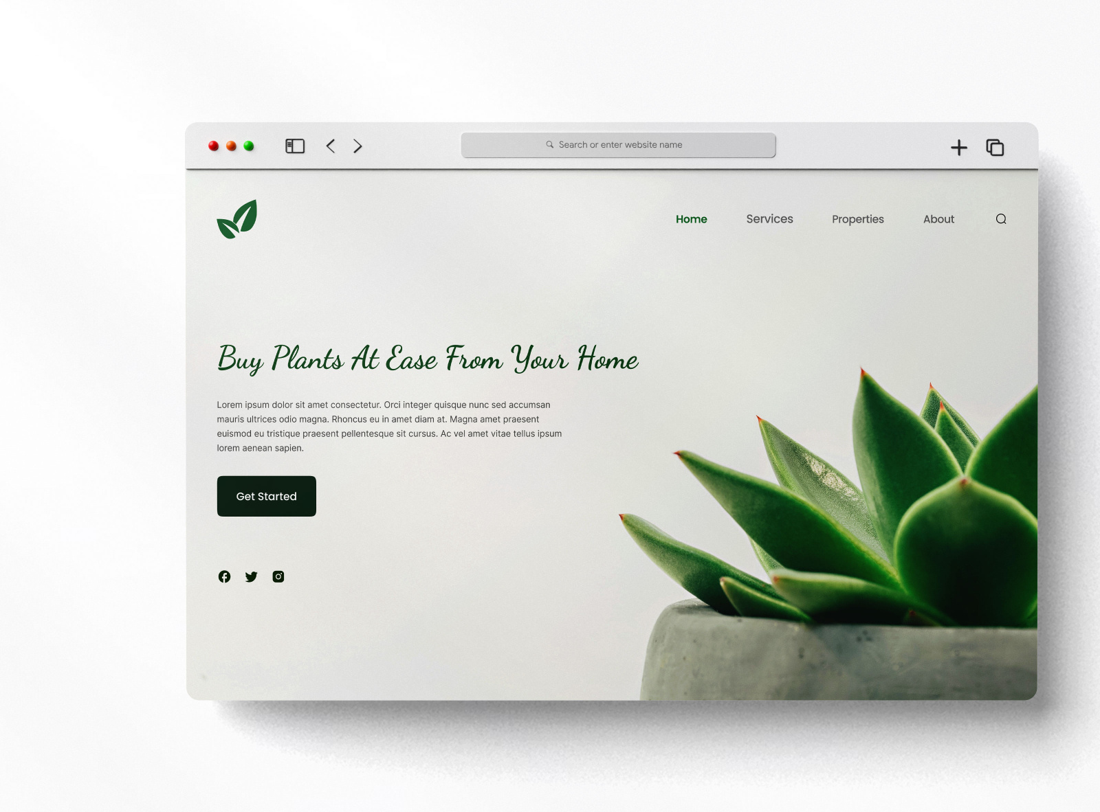 Minimal Landing Page Design by Arfin Hasib on Dribbble