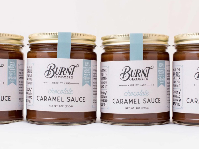 Burnt Caramel Sauce chocolate by Rachel Landers Creative Studio on Dribbble