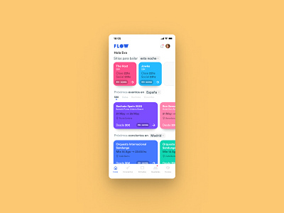 Flow Mobile App by Matias Bejas on Dribbble