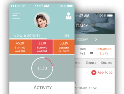 Smart IoT-Based Diet & Nutrition App UI Design by Webs Optimization ...