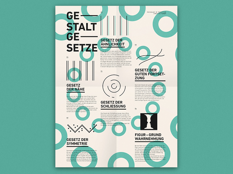 Laws of Gestalt Poster by Christian Perner on Dribbble