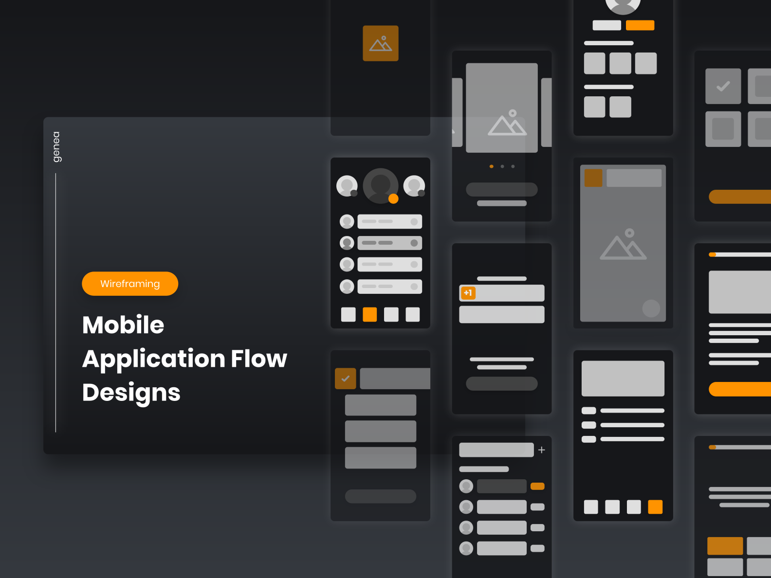 Mobile Application Flow by Gene Michelle Andrade on Dribbble