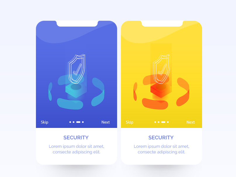 Security App UI/UX by VinuStudios on Dribbble