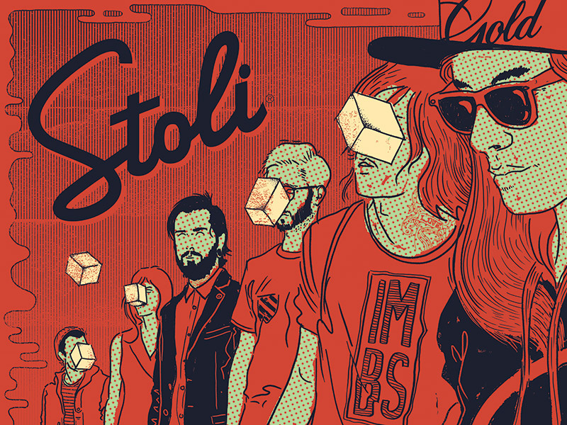 Stoli vodka poster by YONIL on Dribbble
