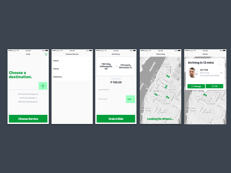 Grab Redesign by Emman Calabroso on Dribbble